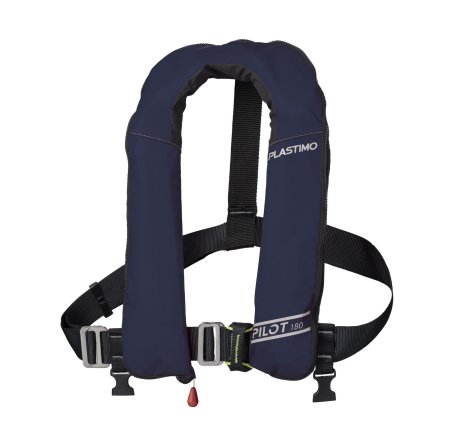 Pilot 180 Inflatable lifejacket auto UML Elite navy with harness