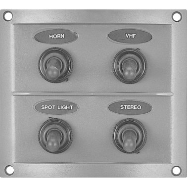 Plastic waterproof switch panel
