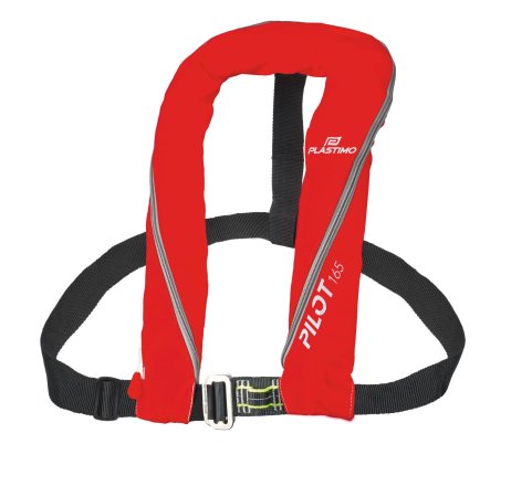 LIFEJKT INF PILOT 165 ZIP AUTO+HARN RED - Plastimo | PLASTIMO