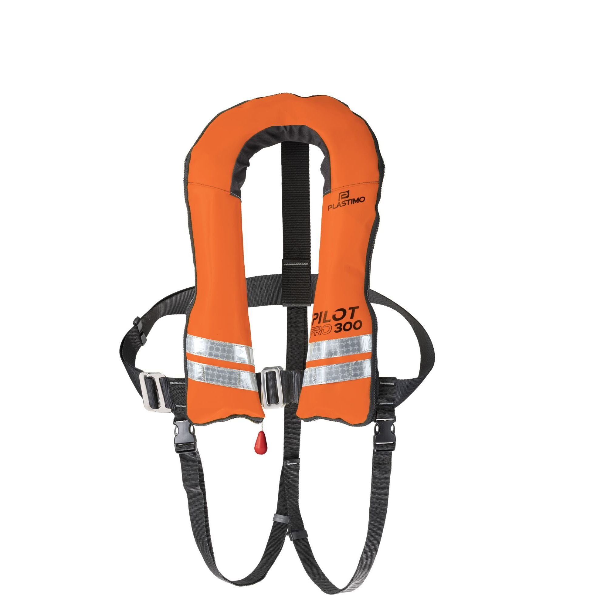 GILET GF PILOT PRO300 PVC UML PROSENSOR+SC ORANGE | PLASTIMO